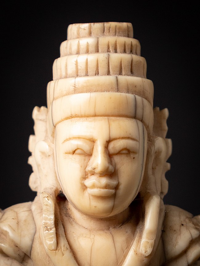 Antique Burmese ivory Buddha statue from Burma (Myanmar)