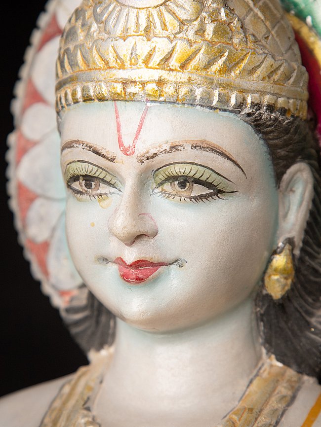 Old marble Vishnu statue from India