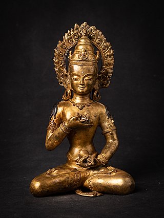 Old bronze Nepali Vajrasattva statue from Nepal