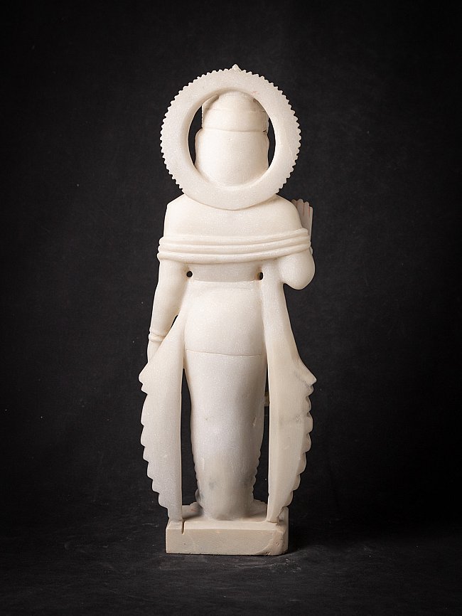 Old Indian marble Radha statue from India