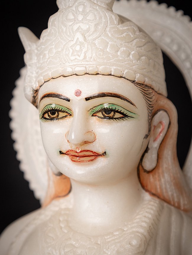 Old Indian marble Radha statue from India