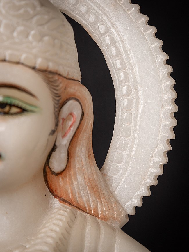 Old Indian marble Radha statue from India