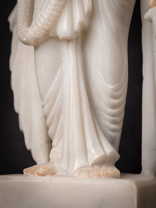 Old Indian marble Radha statue from India