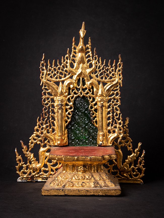 Antique wooden Burmese Throne from Burma (Myanmar)