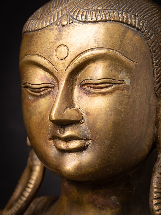 Old bronze Nepali Parvati statue from Nepal