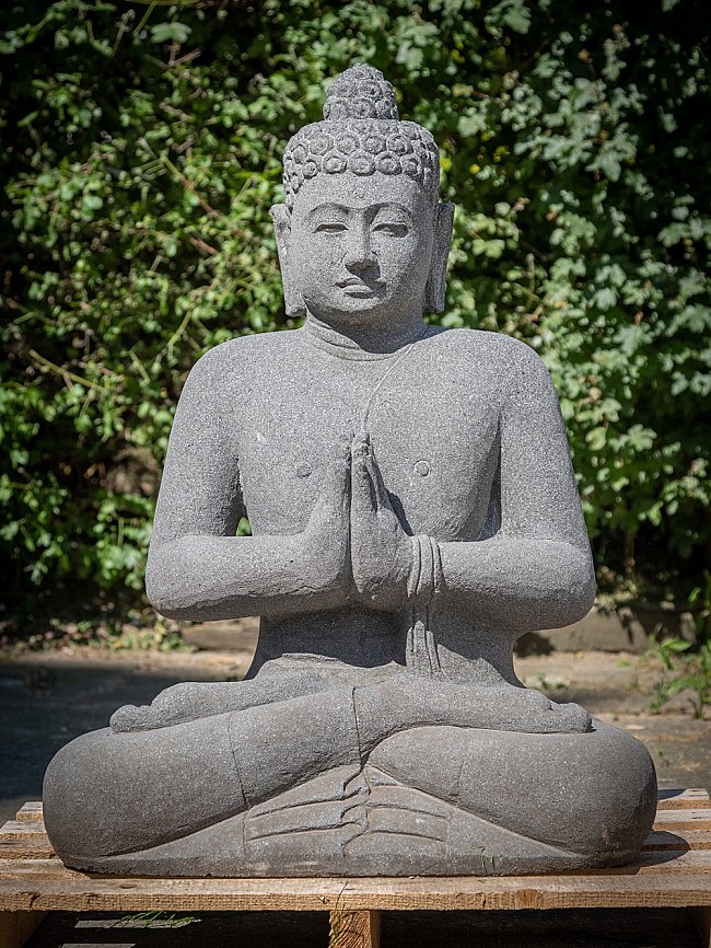Lavastone Buddha statue from Indonesia from Indonesia