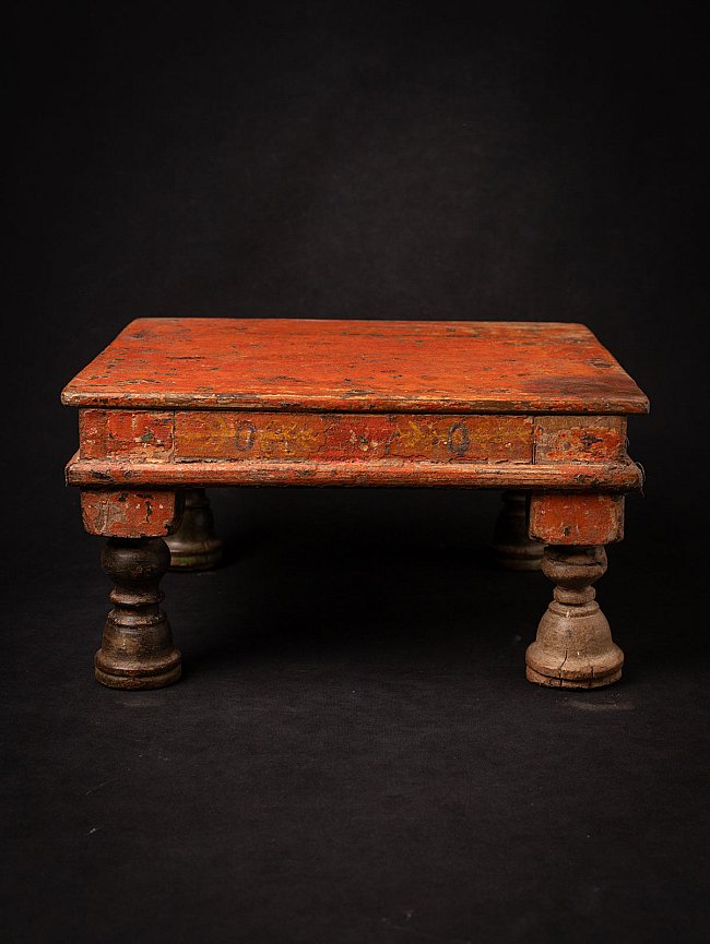 Antique Indian wooden shrine / table from India