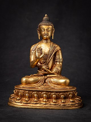 Old bronze Nepali Buddha statue from Nepal