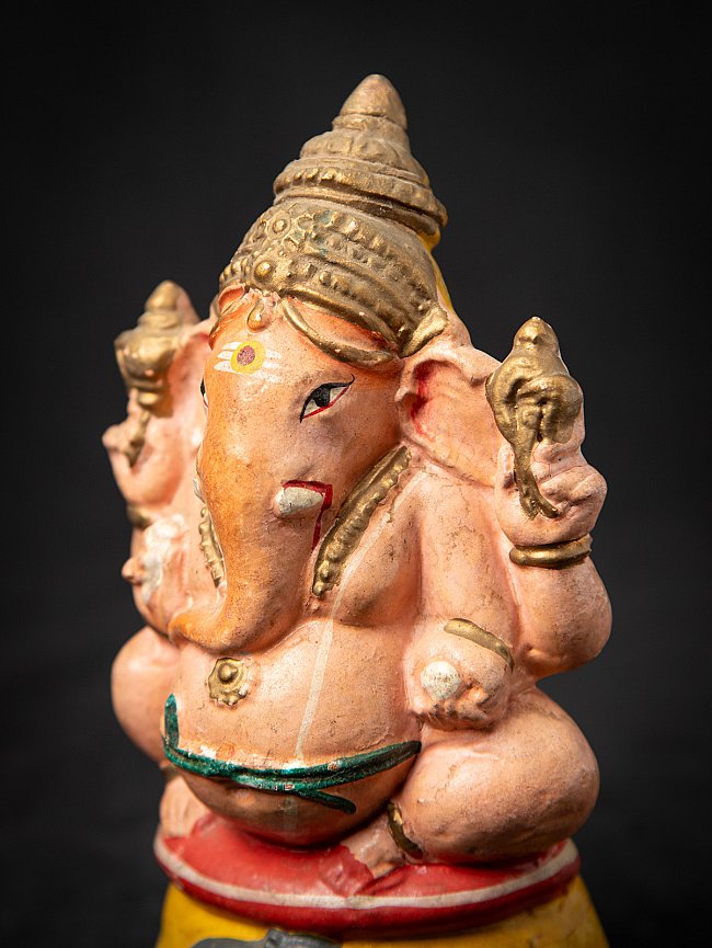 Old pottery Ganesha statue from India