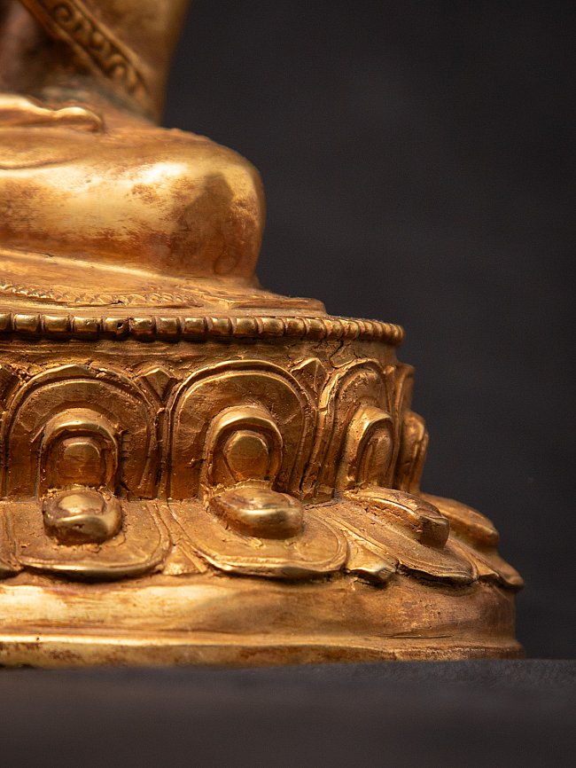 Old bronze Nepali Buddha statue from Nepal