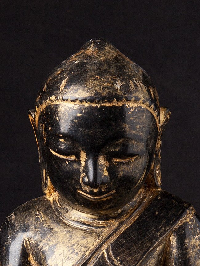 Antique Burmese Pinya Buddha statue from Burma