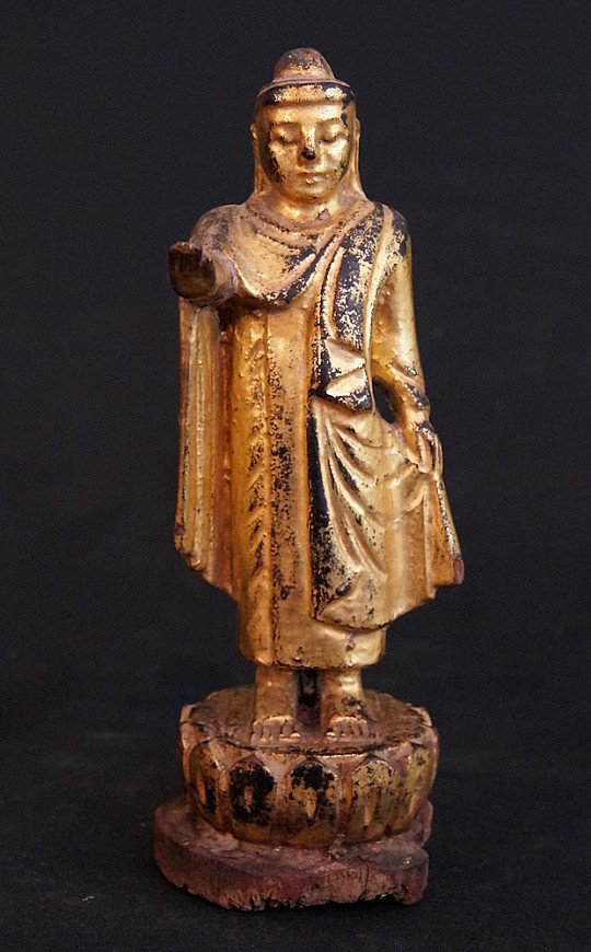 Antique standing Buddha from Burma