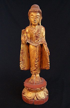 Alter Mandalay Buddha aus Birma (Myanmar)