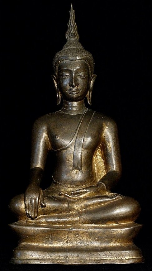 Antique Utong-C Thai Buddha from Thailand