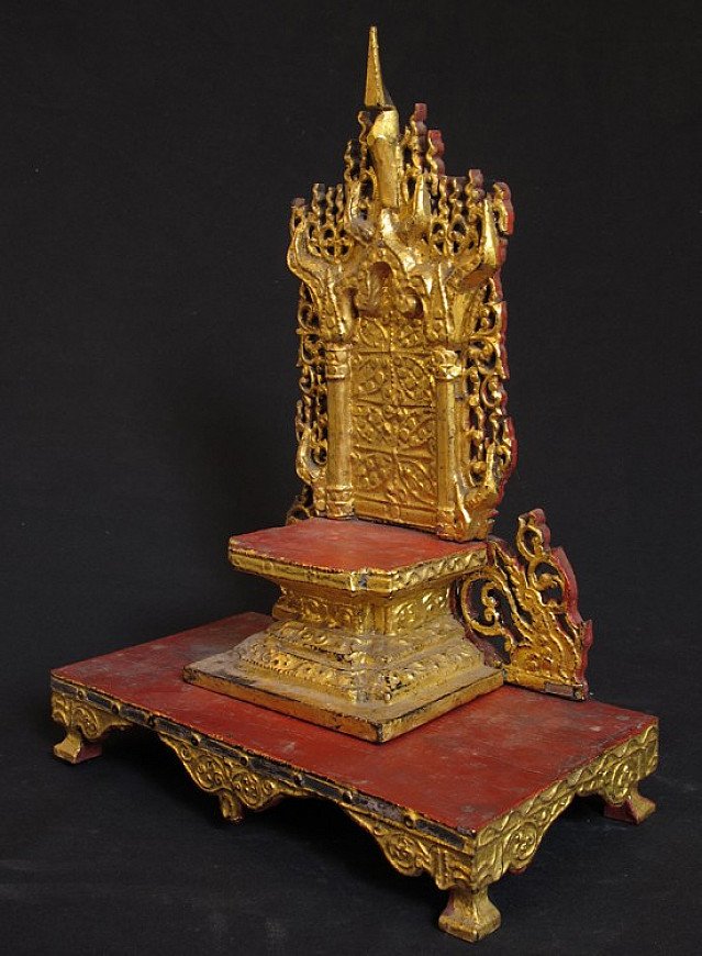 Antiker Buddha Altar aus Birma (Myanmar)