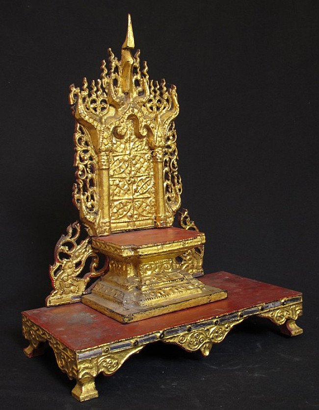 Antiker Buddha Altar aus Birma (Myanmar)