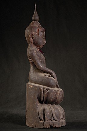 Alter sitzender Buddha aus Birma (Myanmar)