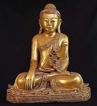 Alter Myanmar Buddha aus Birma (Myanmar)